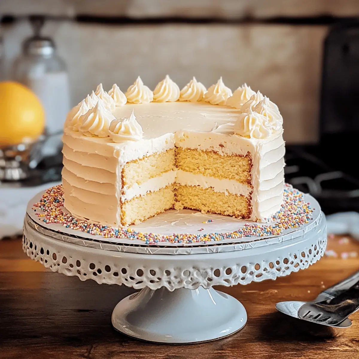 Ultimate Moist Classic Vanilla Cake Recipe for Comforting Bliss