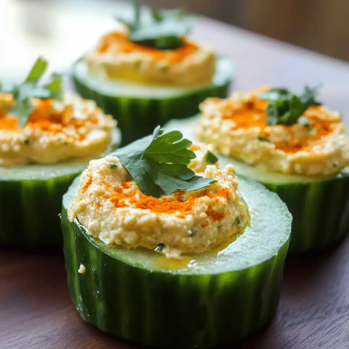 Irresistible Cucumber Hummus Cups: Easy, Crunchy, Delicious Bites